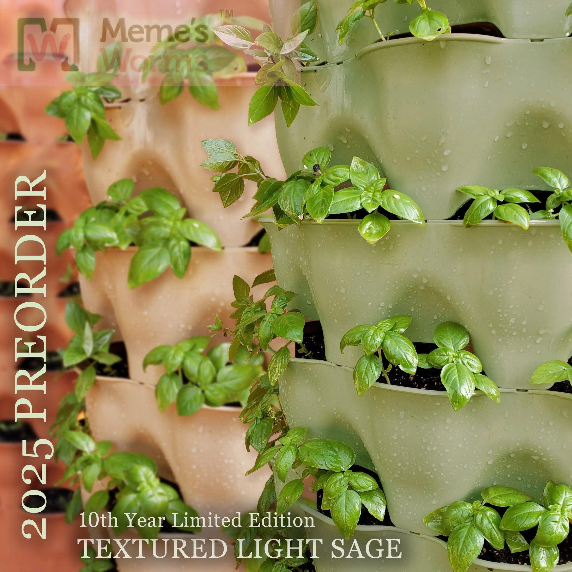 Garden Tower | 50 Plant Composting Vertical Garden Planter